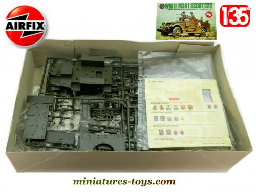 Le kit du White M3 A1 Scout Car miniature par Airfix au 1/35e ...
