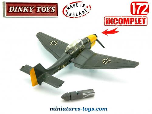 Le Junkers JU 87 B Stuka en miniature Dinky Toys england au 1/72e ...