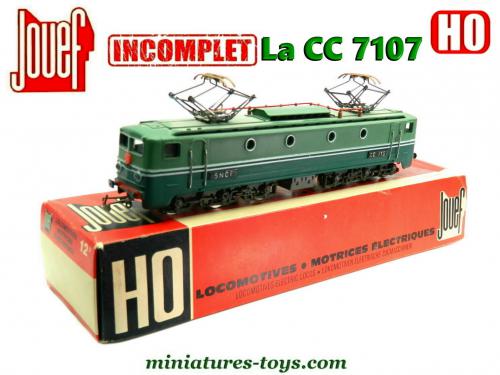 La locomotive électrique CC7107 en miniature de Jouef au H0 HO miniatures-toys
